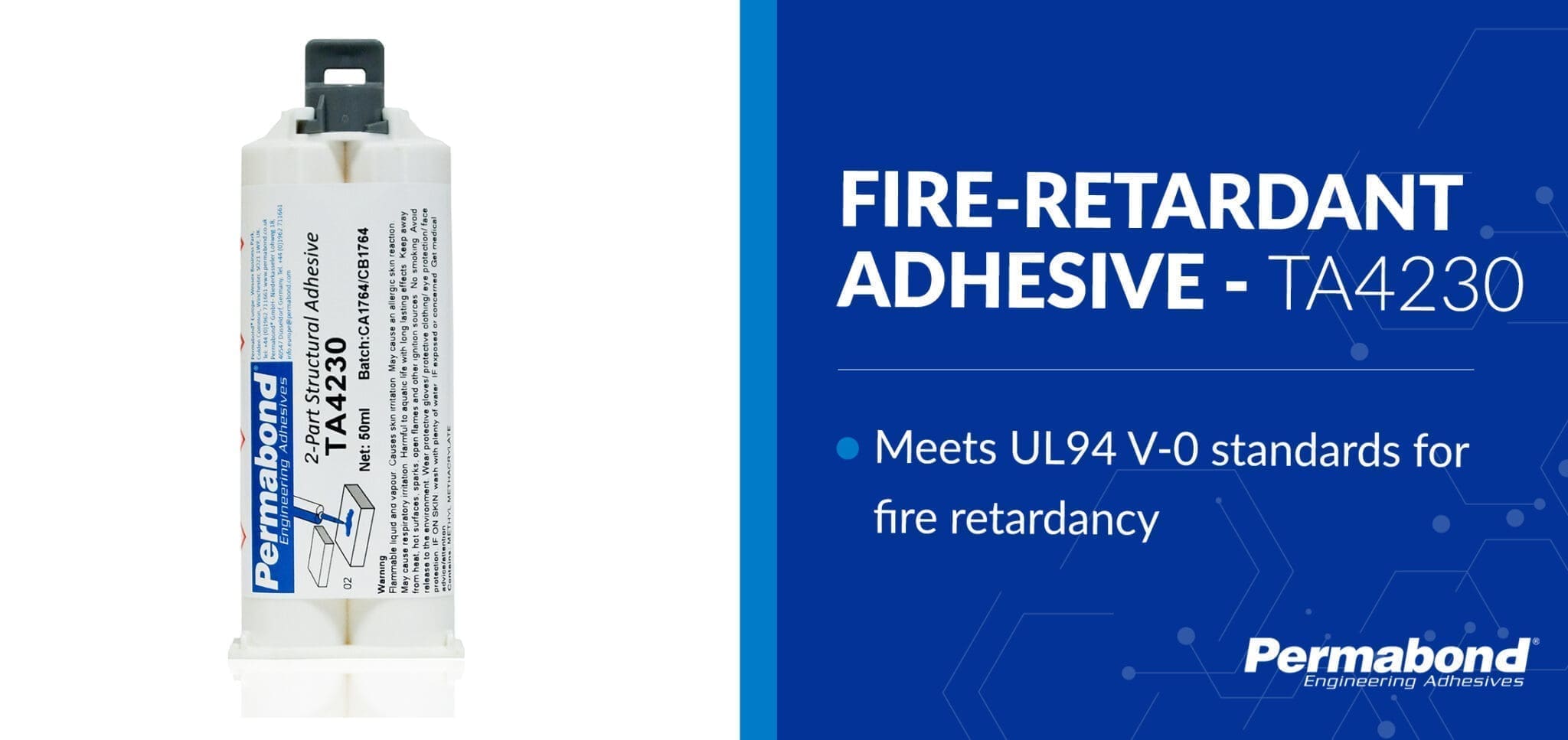 Permabond TA4230: More than just a fire-retardant adhesive